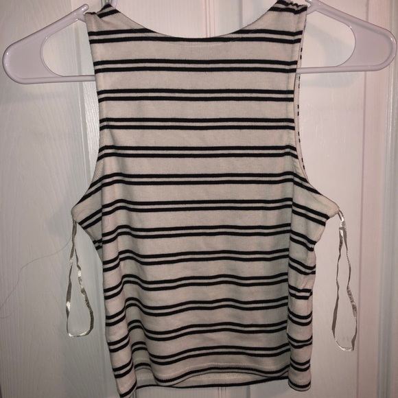 Atmosphere | Tops | Striped High Neck Tank Top | Poshmark